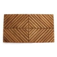 Teak Shower Mat Chevron - Walmart.com