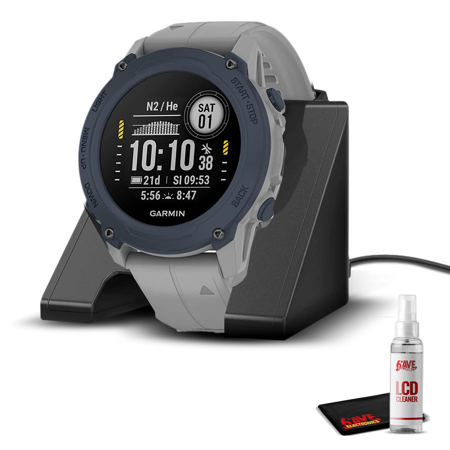 Descent G1 Solar, Rugged Dive Computer with Solar Charging Capabilities ...