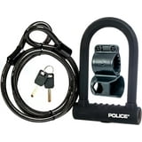 POLICE U-Lock Bike Lock with Key, U-Lock for Bicycles, Lock for ...