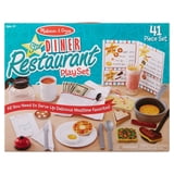 Melissa & Doug Star Diner Restaurant Play Set (41 pcs) - Walmart.com