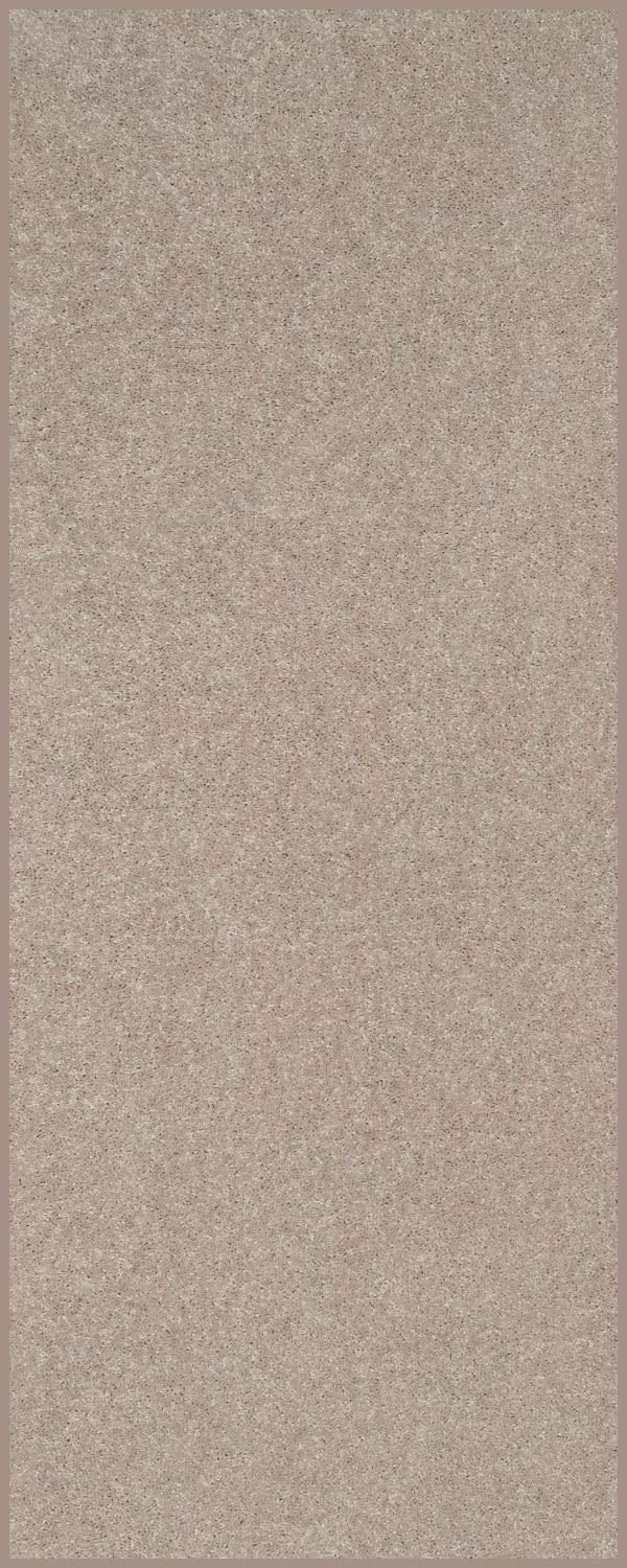Home Queen Solid Beige Color Custom Size Runner Area Rugs Beige - 2'6 ...