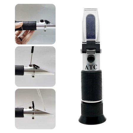 Antifreeze Refractometer Optical Portable Battery Acid Ethylene Glycol ...