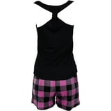 Emme Jordan Women's Sassy Super Short Tank and Velour Short Pajama Set ...