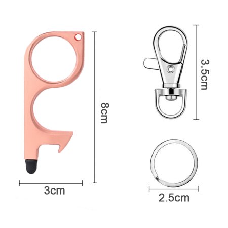 Key Ring Kit, 30 Carabiners Key Rings Small Detachable Twist Locks Key ...