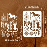 Southwestern Painting Stencil 8.3x11.7 inch Large Southwest Motif ...