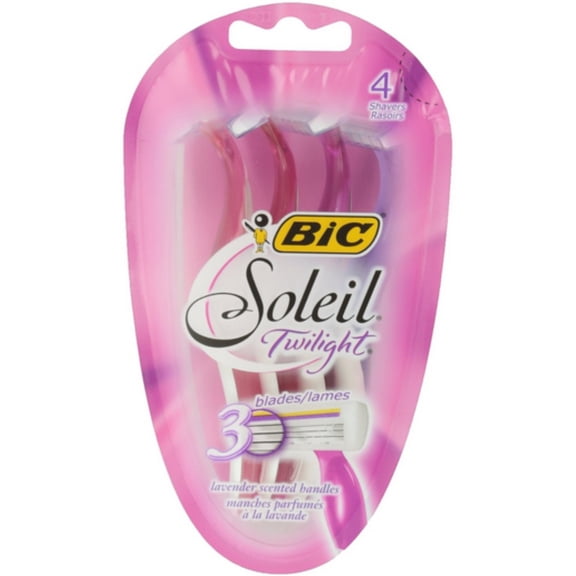 Bic Soleil Twilight, Triple Blade Disposable Shavers for Women 4 ea ...