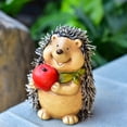 3pcs Artificial Hedgehog Model Miniature Figurines Garden Decoration ...