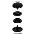 Hello Hobby 1/2" Plastic Black Snap Fasteners, 60 Count - Walmart.com