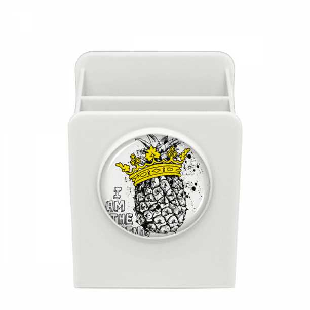 Dibujo de linea de fruta piña rey Estuche de escritorio | Walmart en línea