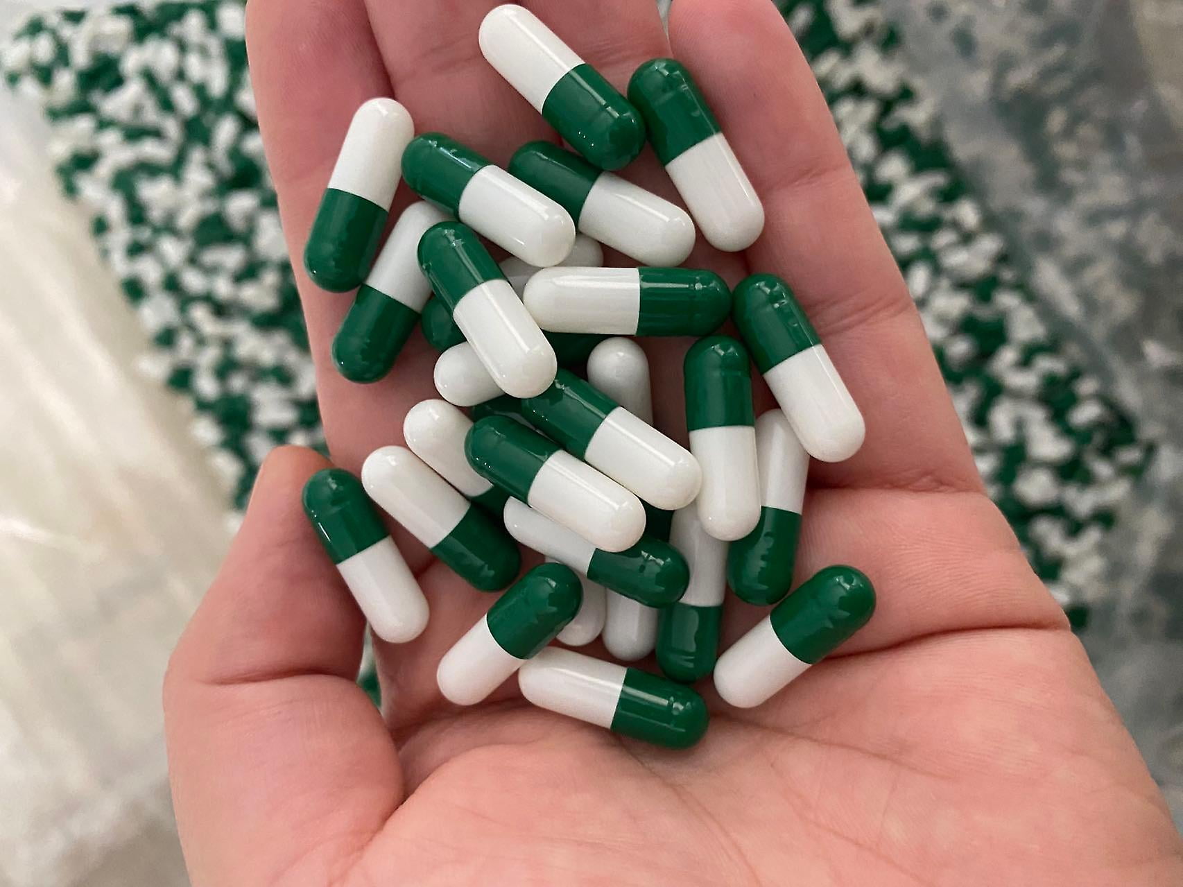 1000pcs Standard Size 00# 0# 1# Empty Capsules Gelatin Clear Capsules ...