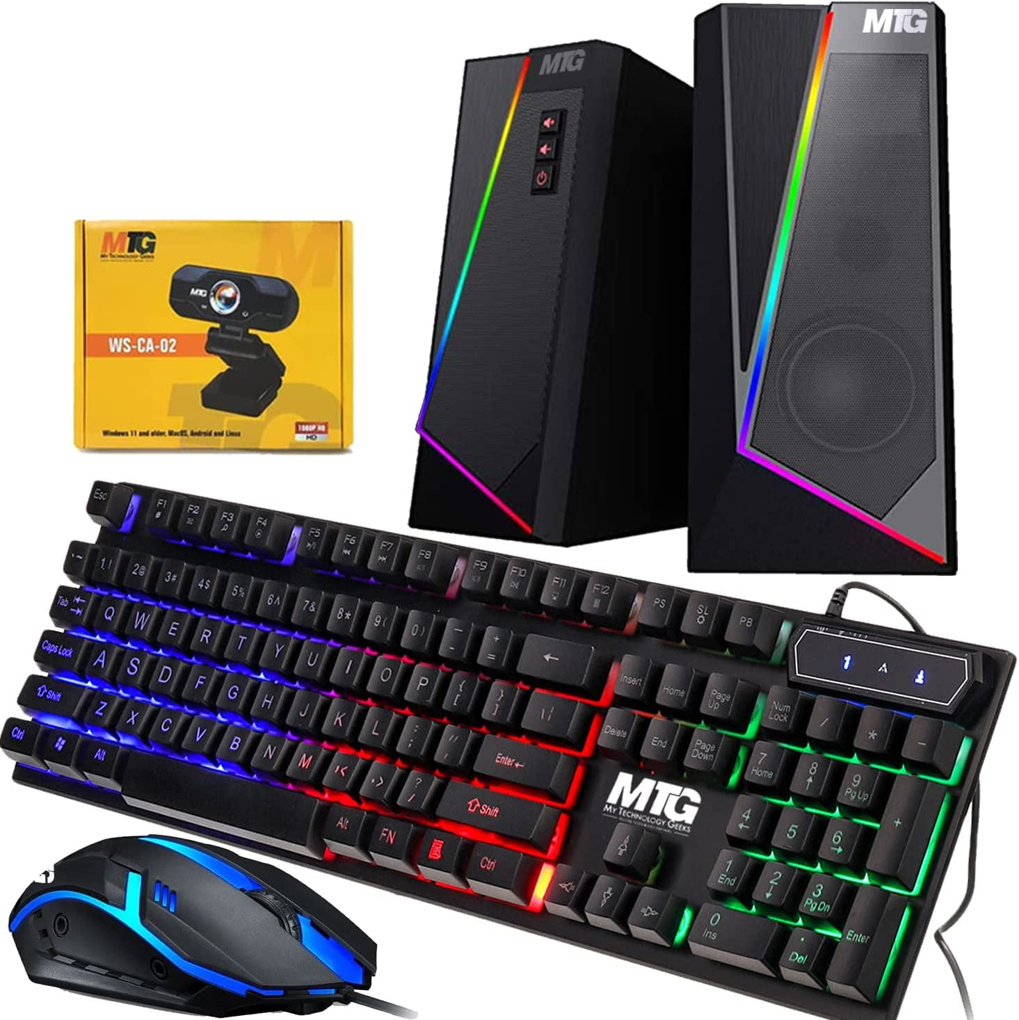 Buy New 24 inch MTG Monitor with RGB Backlit Mechanical Wired Gaming ...