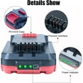 2-Pack 20V 2Ah Capacity Replacement Battery Packs for Bauer 20V ...
