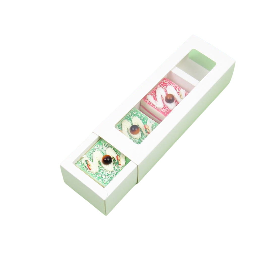 TureClos Cupcake Biscuits Package Box Party Single Use Portable ...