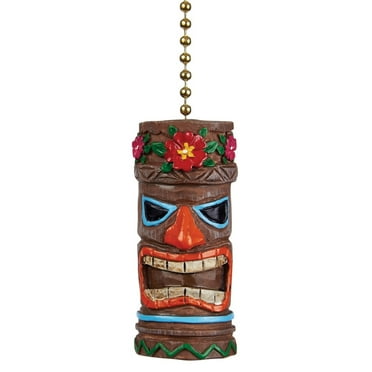 Tiki Tropical Hibiscus Flower Decor Ceiling Fan Light Pull - Walmart.com