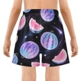 BZSMCE Swim Shorts Starry Sky Watermelon Pattern For Quick-Dry Shorts ...