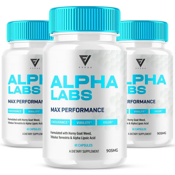 (5 Pack) Alpha Labs Max Performance Supplement AlphaLabs Pills (300 ...