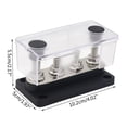 5/16'' 4 Power Distribution Block,Bus with Cover,High Current Wiring ...