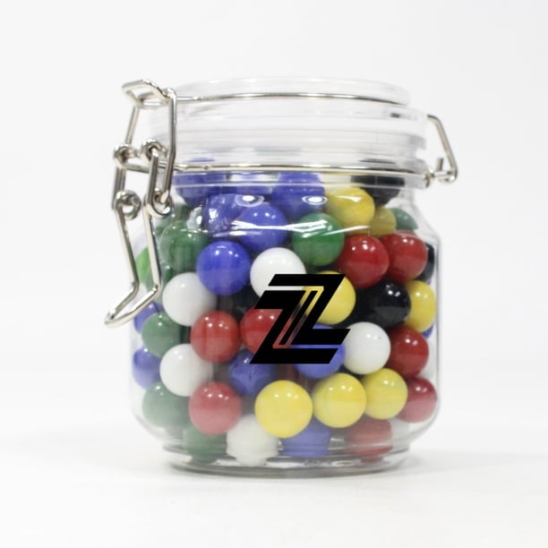 Mega Game Replacement Marbles - 150 Pieces- 6 Colors of 14mm Glass ...