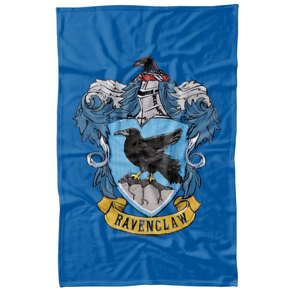 Harry Potter Ravenclaw Rough Crest Fleece Blanket 36' x 58',Ravenclaw ...