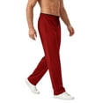 BangWanChi Men's Solid Color Pocket Pants Summer Ice Silk Drying ...