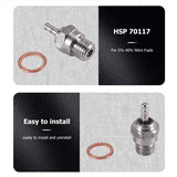 N4 Hot Glow Plug Spark for 70117 1/10 1/8 RC Truck Nitro Engine Parts - Walmart.com