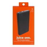 onn. Dual-Port Portable Battery, 10k mAh, Black - Walmart.com