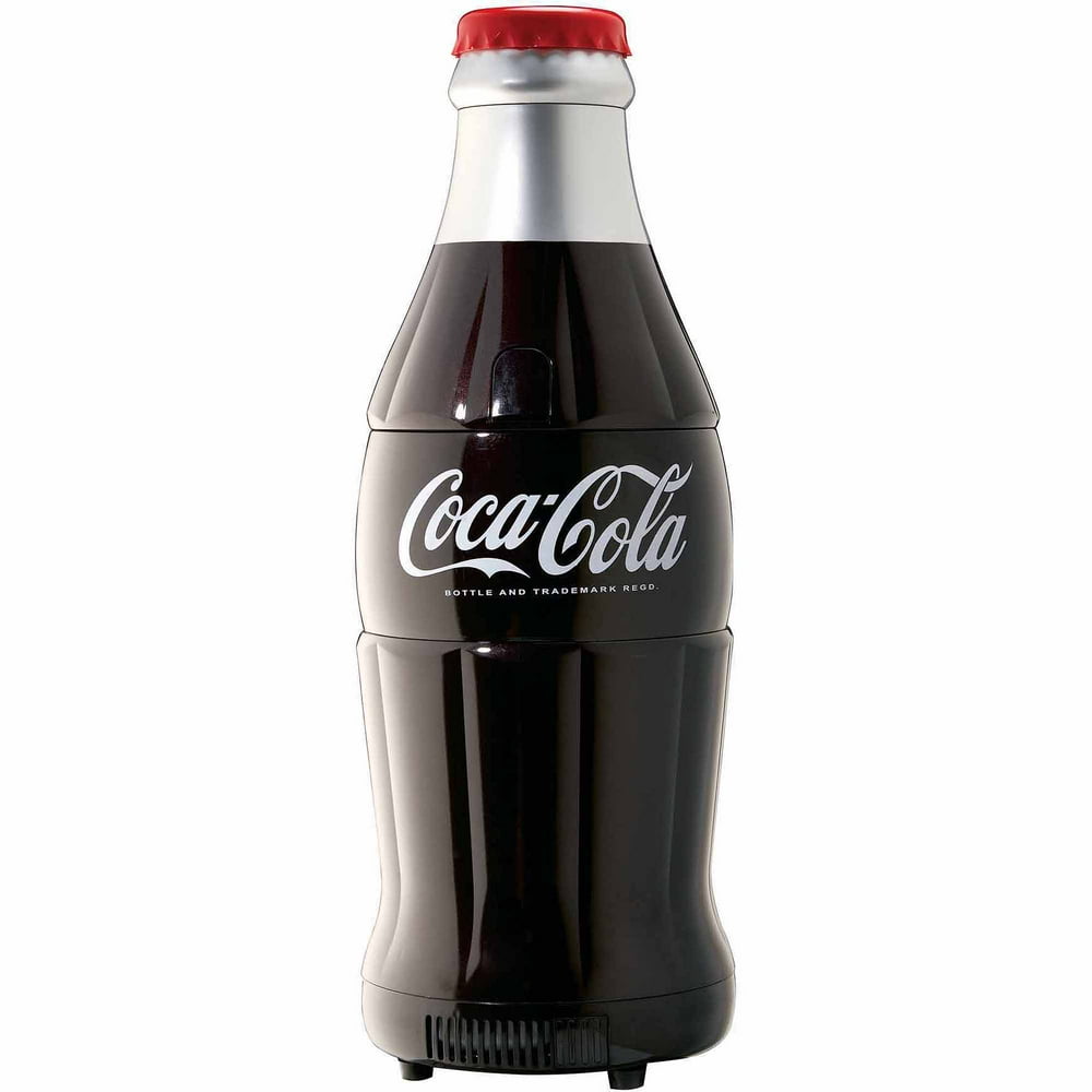Coca Cola 10 Liter Bottle Shape Fridge BC-10G, Black - Walmart.com ...