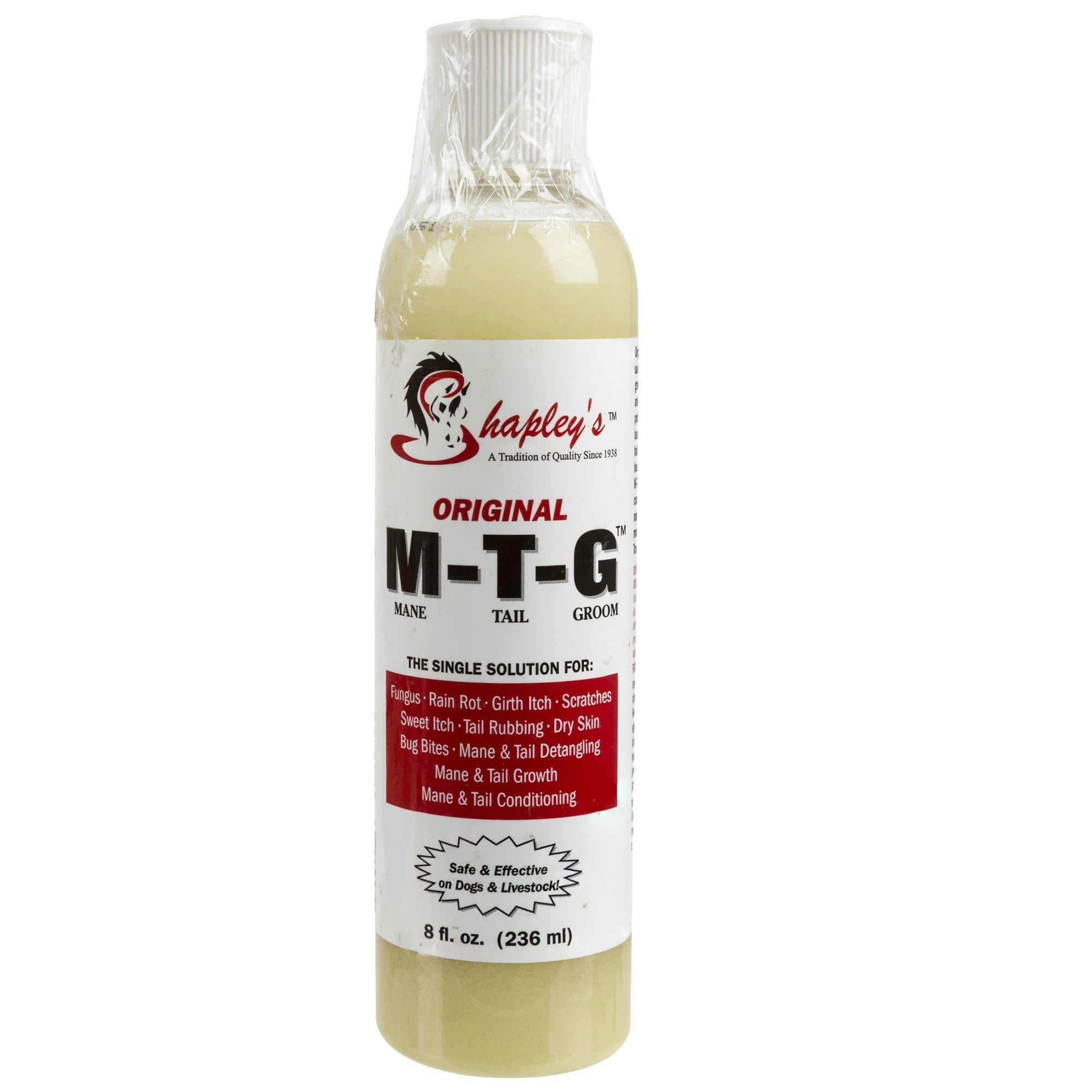 Mane Tail & Groom para caballos Shapley's MTG Original M-T-G 240 ml ...
