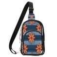 Unisex Transparent Crossbody Shoulder Bags Clear PVC Sling Backpack ...