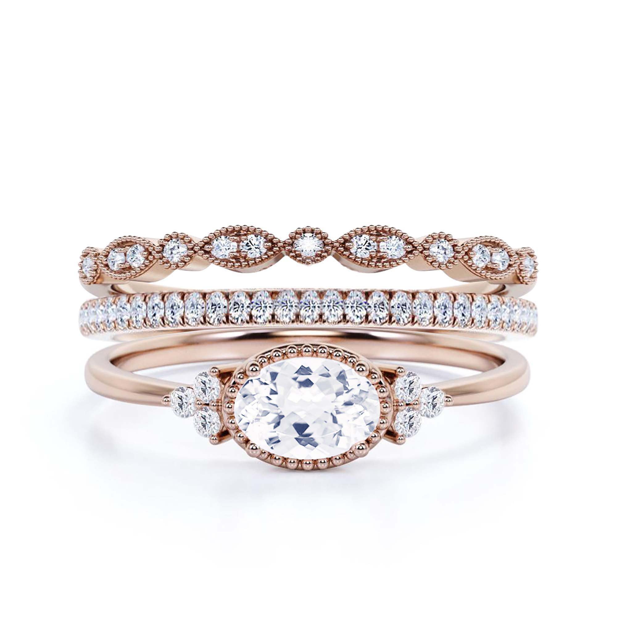Gorgeous Art nouvea 2.40 Carat Oval Cut Diamond Moissanite Affordable ...