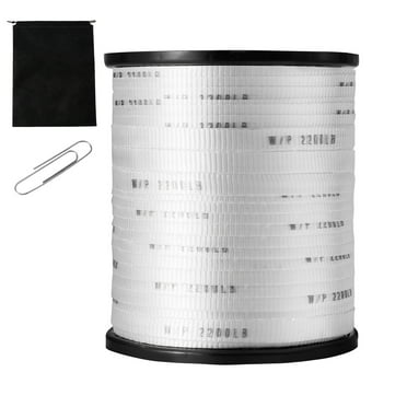 Woven Cord Strapping 3/4" x 300', White Polyester - 900lb Break ...