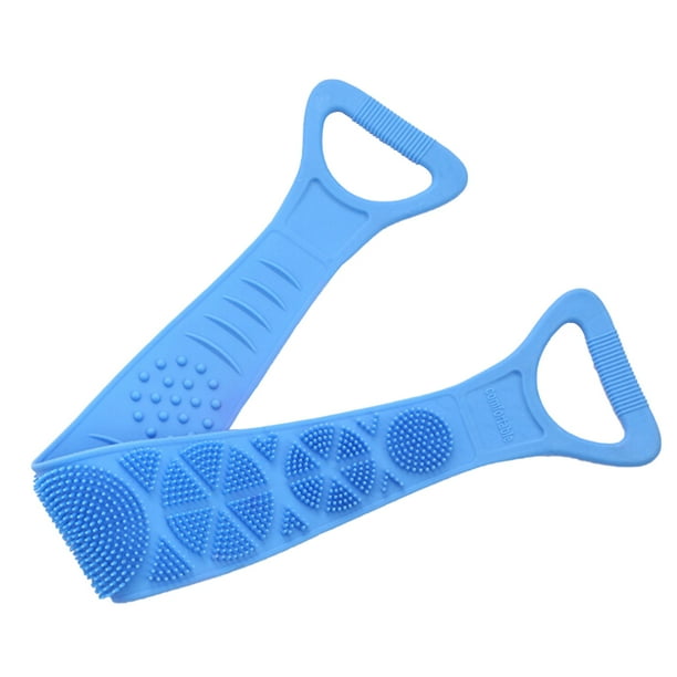 Body Cleaning Massage Double Sided Back Scrubber Exfoliating Soft Long