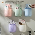 Wall-mounted Toothbrush Holder - Cartoon Bunny Shape, Anti-slip Storage ...