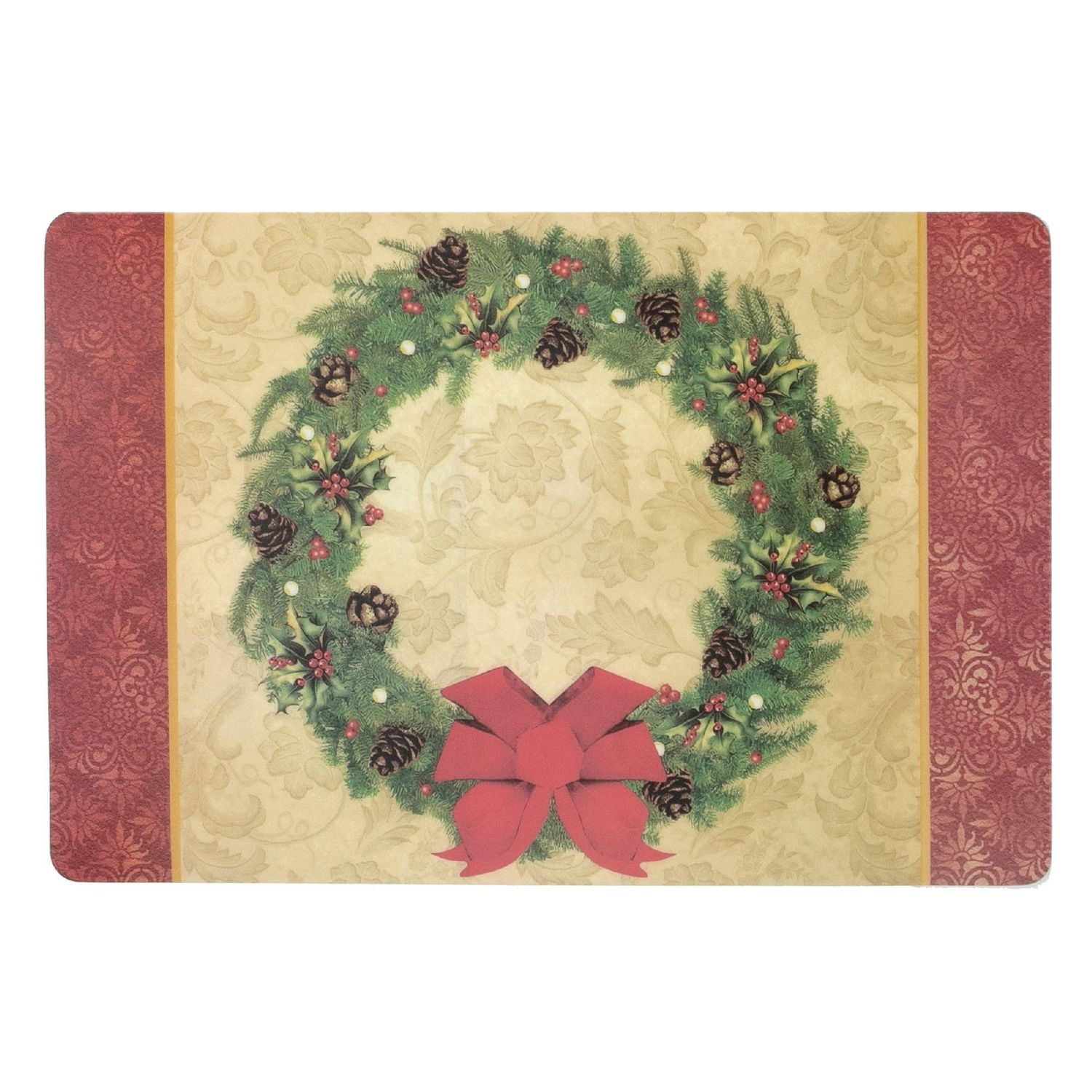Click here for Ih Casadécor Eva Placemat (Christmas Wreath) (12 X... prices