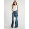 Sofia Jeans Women's Melisa Mega Flare Super High Rise Jeans, 33" Inseam ...