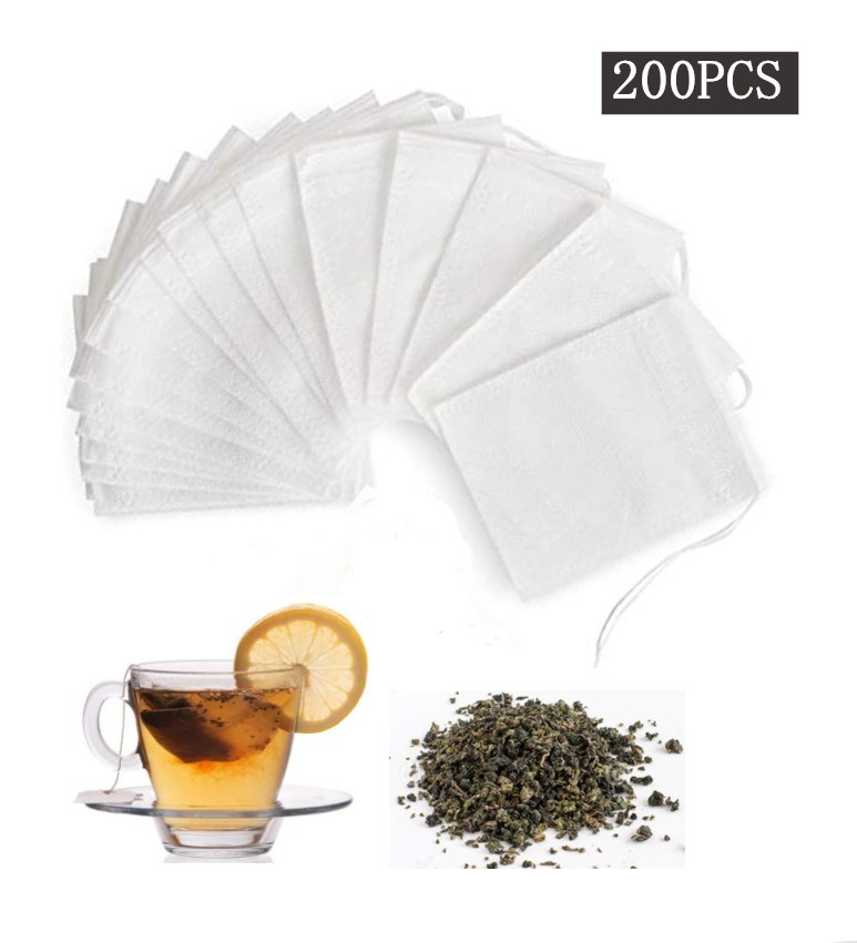 Tea Filters Cooking & Dining 200 Pcs Disposable Tea Filter Bags ...