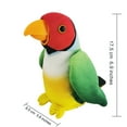 WEofferwhatYOUwant Talking Parrot Plush Toy - Voice Activated Bird ...