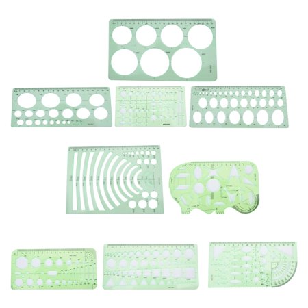 Architecture Ruler, Multifunctional Drawing Template Ruler, Drawing ...