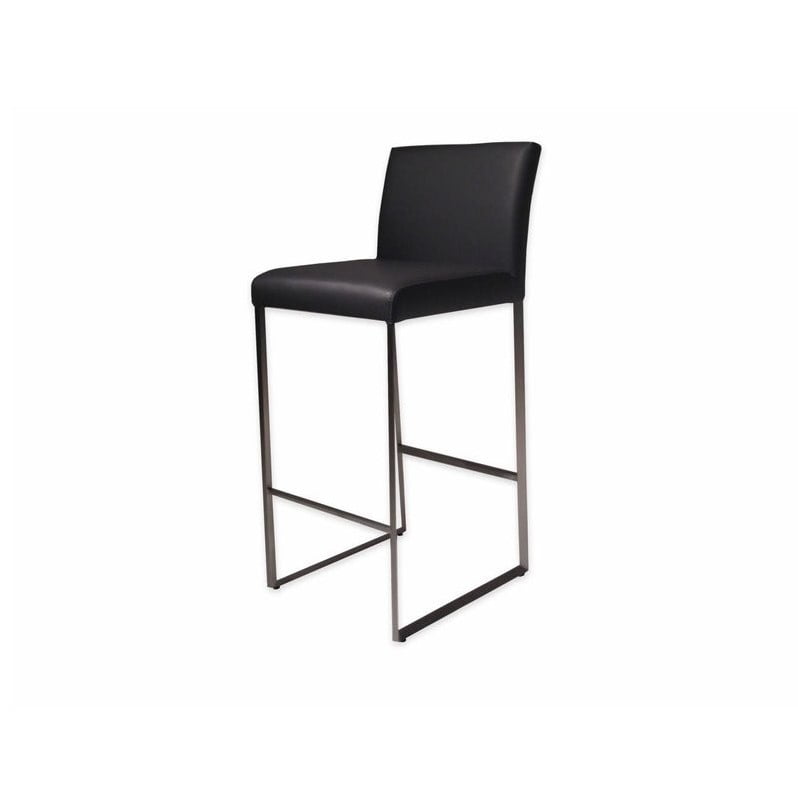 Mobital Tate Faux Leather 29" Bar Stool in Black - Walmart.com