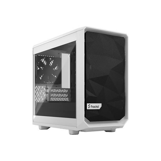 Fractal Design Meshify 2 Nano White TG Mini ITX High-Airflow Clear ...