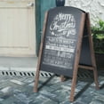 Costway 40'' Large Outdoor Chalkboard Sign: Tall Standing Double-Sided ...