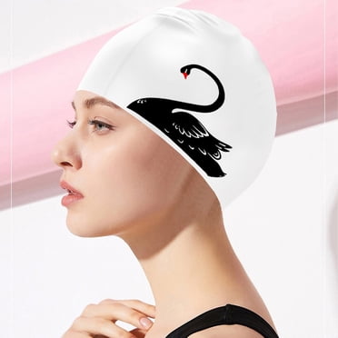 Arena Classic Silicone Swim Cap in Skyblue-White One Size Fits All ...