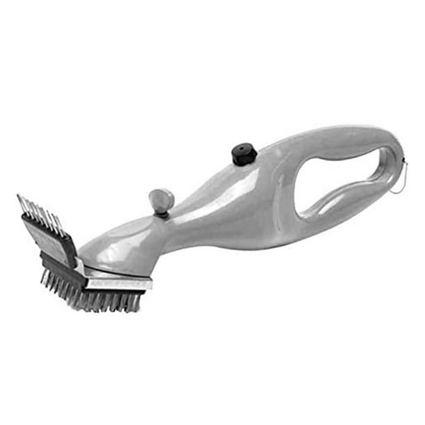 New Stainless Steel Grill Steam Cleaning Tool Bbq Brush Cleaner ...