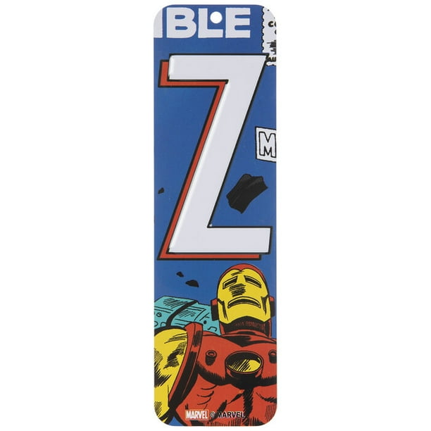 Iron Man License Plate Superhero Letter Z Metal Sign Home Decoration ...