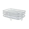 GARENAS Rectangle Stainless Steel Air Fryer Grill Dehydrator Rack Air ...