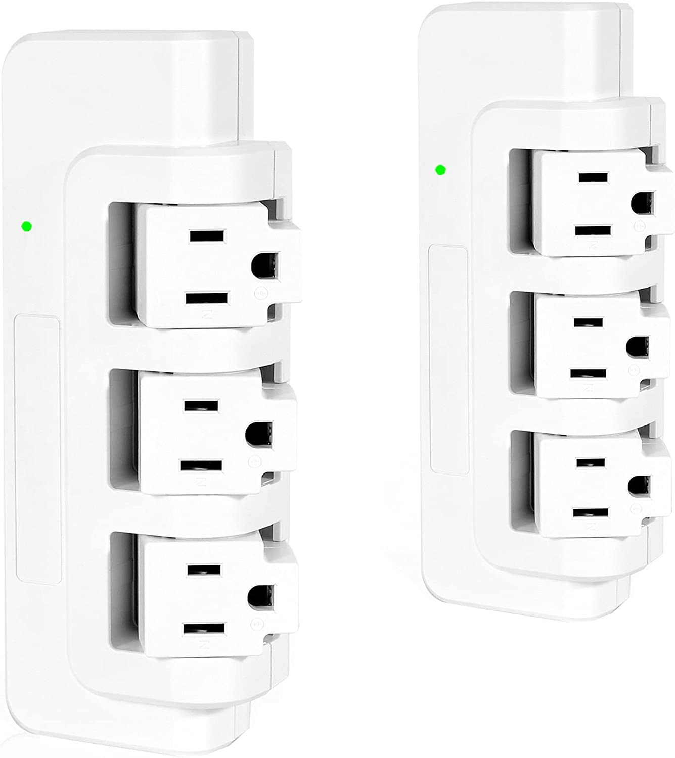 Portable Power Strip Tower 3 Outlets with Extender Multi Sockets Wall ...