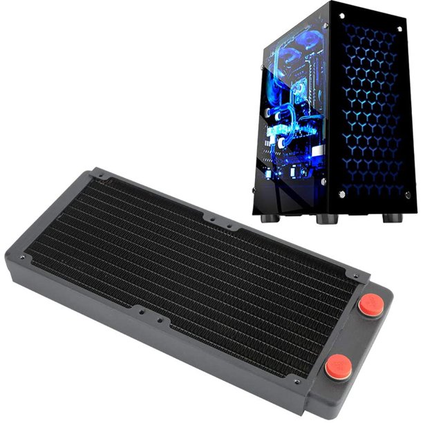 G1 / 4 Thread Computer Cooler, Computer Water Cooling Copper Heat Sink ...
