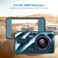 Car DVR 2 Cameras 4.0 Inches Dash Cam Car Video Recorder Auto ...