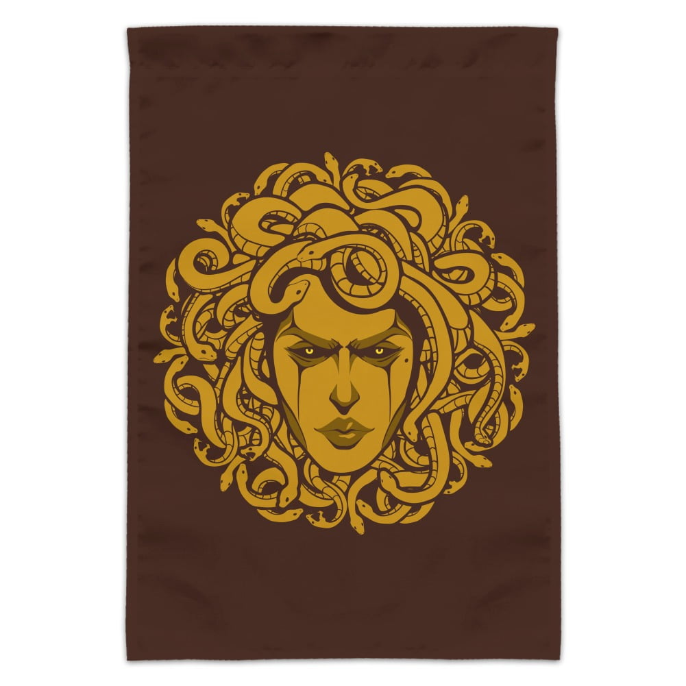 Medusa Gorgon Head Covered in Snakes Garden Yard Flag - Walmart.com