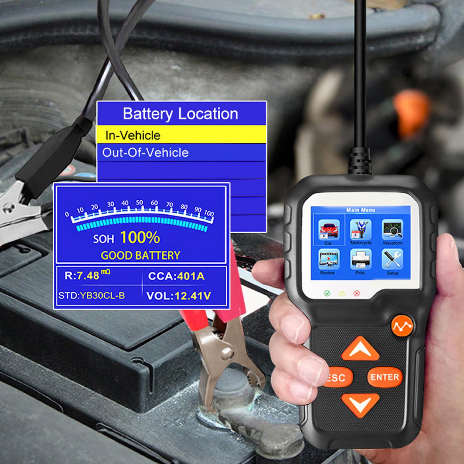 Motorcycle Battery Monitor
